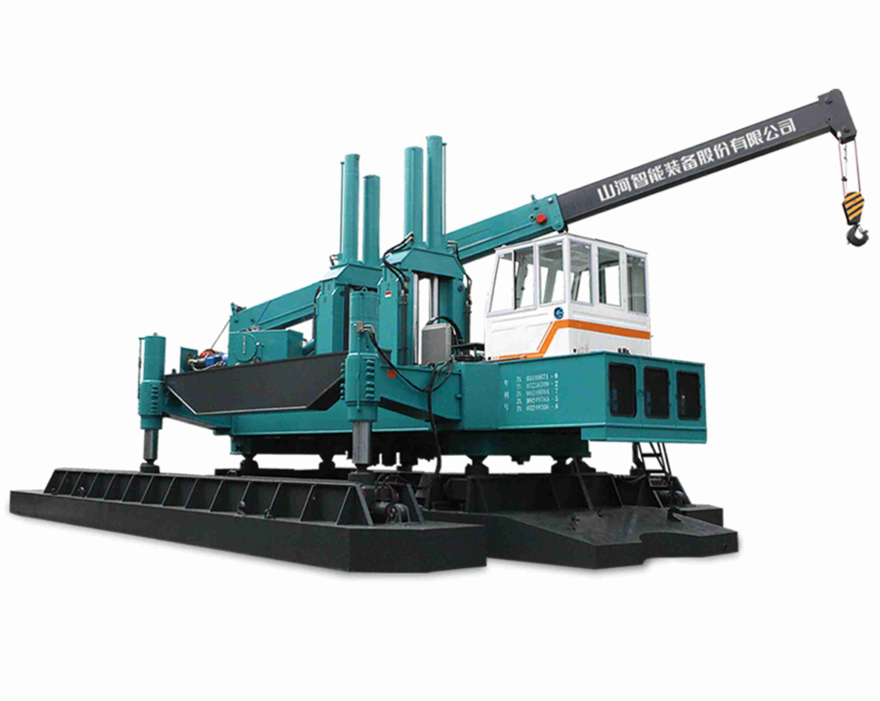 ZYJ860B-ⅲ Portable Crawler Hole Drilling Foundation Project Hydraulic Static Pile Driver dari ...